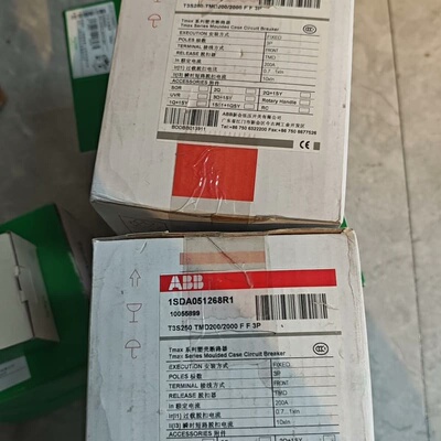 ABB塑壳断路器Tmax系列，型号T3S250TMD200/--议价商品