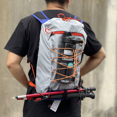 背包改装配件弹力网手杖固定扣