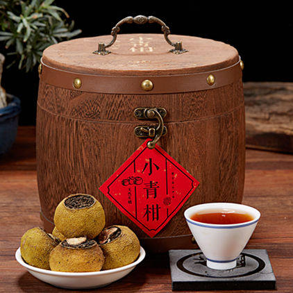 小青柑普洱茶熟茶散茶橘普茶叶云南陈皮普洱礼盒装500g客仙闽