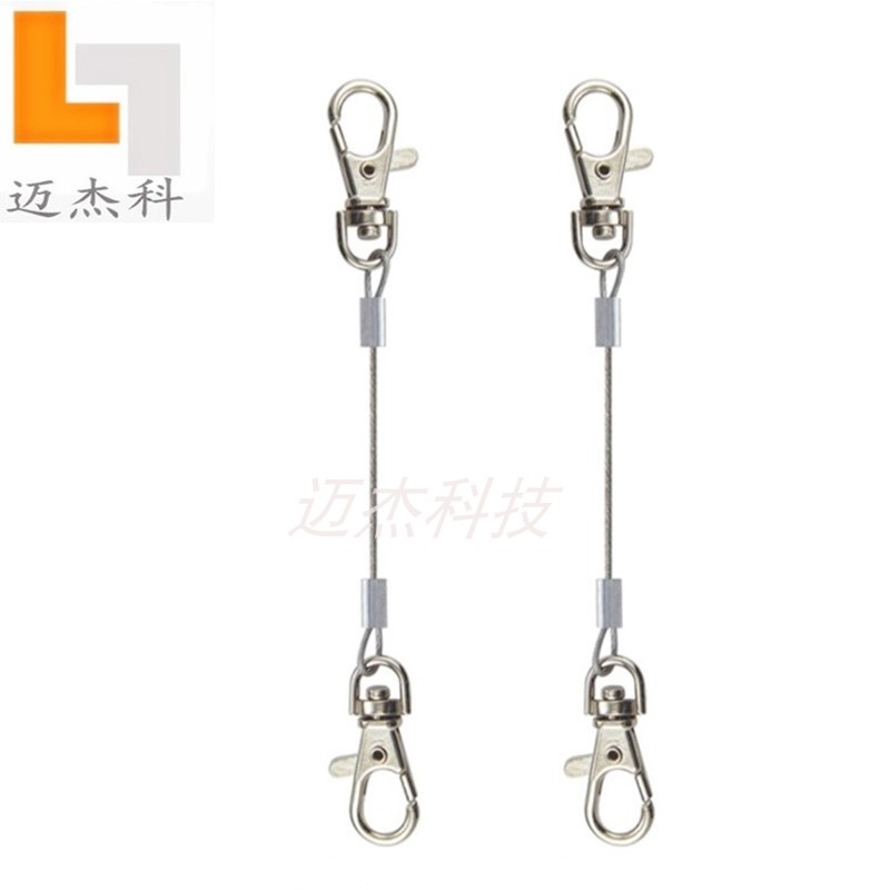中国挂画器不锈钢钢丝绳挂画钩画展画廊挂钩挂画绳挂画轨道挂画线
