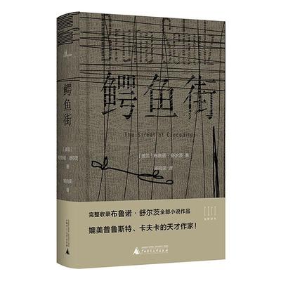 正版包邮  鳄鱼街 布鲁诺·舒尔茨 广西师范大学出版社 9787559826473 虚构作品 小说书籍