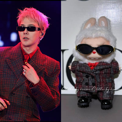 17cmlabubu权志龙Übermensch世界巡回演唱会日本站同款限定娃衣