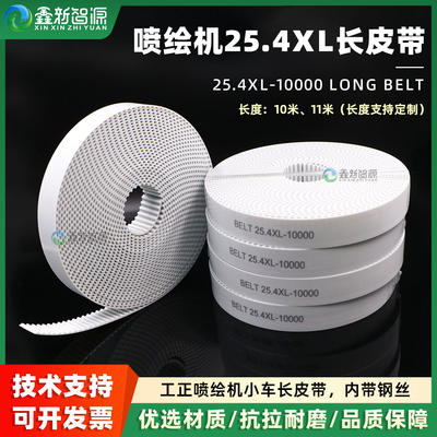 喷绘机小车长皮带25.4XL-10000工正星光1024开口皮带GZT3204皮带