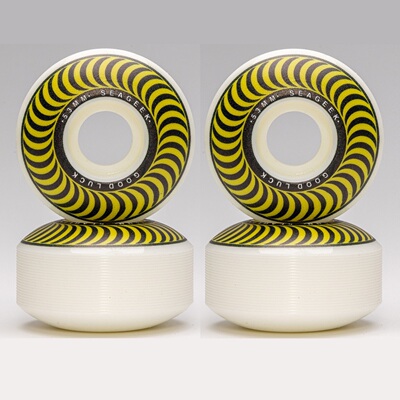 2026捡漏：spitfire小火人轮子陆地冲浪滑板轮子刷街轮高弹轮