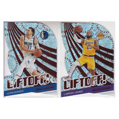 球星卡东契奇勒布朗詹姆斯liftoff烟花折射帕尼尼20-21revolution