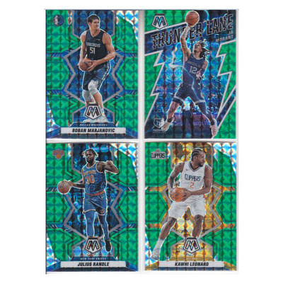 球星卡博班莫兰特兰德尔莱昂纳德绿折射帕尼尼21-22mosaic