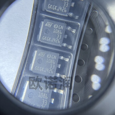 LD1086DT33TR 丝印1086 TO-252 低压差线性稳压器IC 全新原装正品