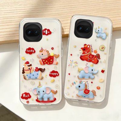 vivoiqooz11turbo手机壳iQOOZ1X可爱IQOOZ10TURBOPRO软壳 情侣闺蜜款