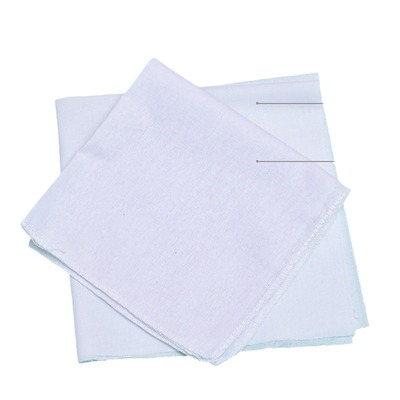 纯棉扎染布拓染白色小方