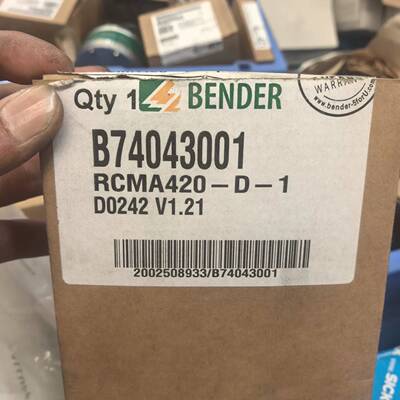 可维修本德尔B74043001 监测器 RCMA420-D-1议价