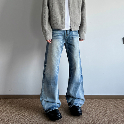 韩国cleanfit水洗牛仔裤