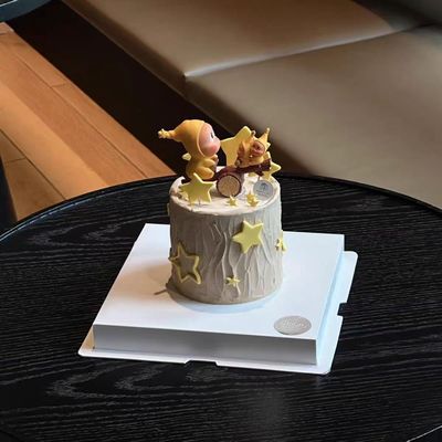 网红可爱吹泡泡星星人五角星装扮摆件跷跷板星星人蛋糕装饰摆件