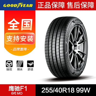 固特异轮胎255/40R1899W鹰驰F1