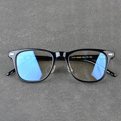 逆R铰链眼镜男复古配近视眼镜架女大脸赛璐珞眼镜框方脸大框10543