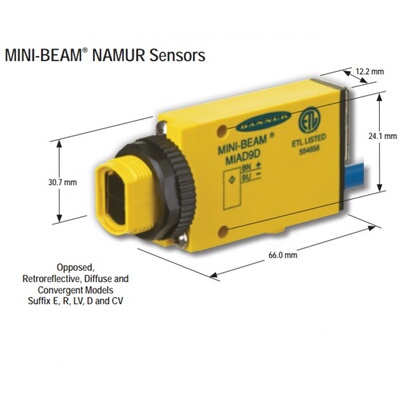 邦纳本安传感器防爆传感器MI9E,MIAD9R,MIAD9LV,MIAD9D,MIAD9CV