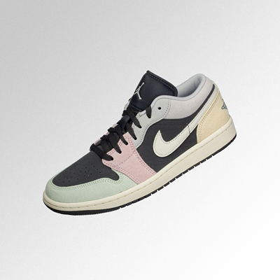 JORDAN 1 LOW SE BLACK PASTELS 舒适百搭复古篮球鞋 IB7109-004