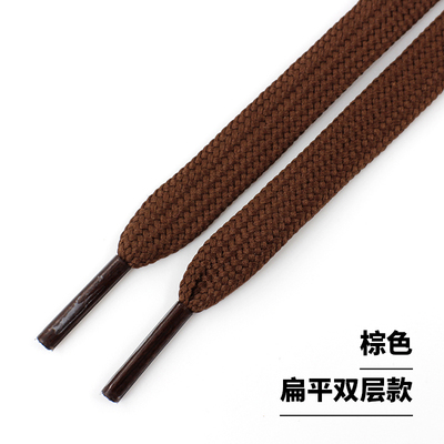 棕色鞋带绳男女扁平加厚篮球休闲