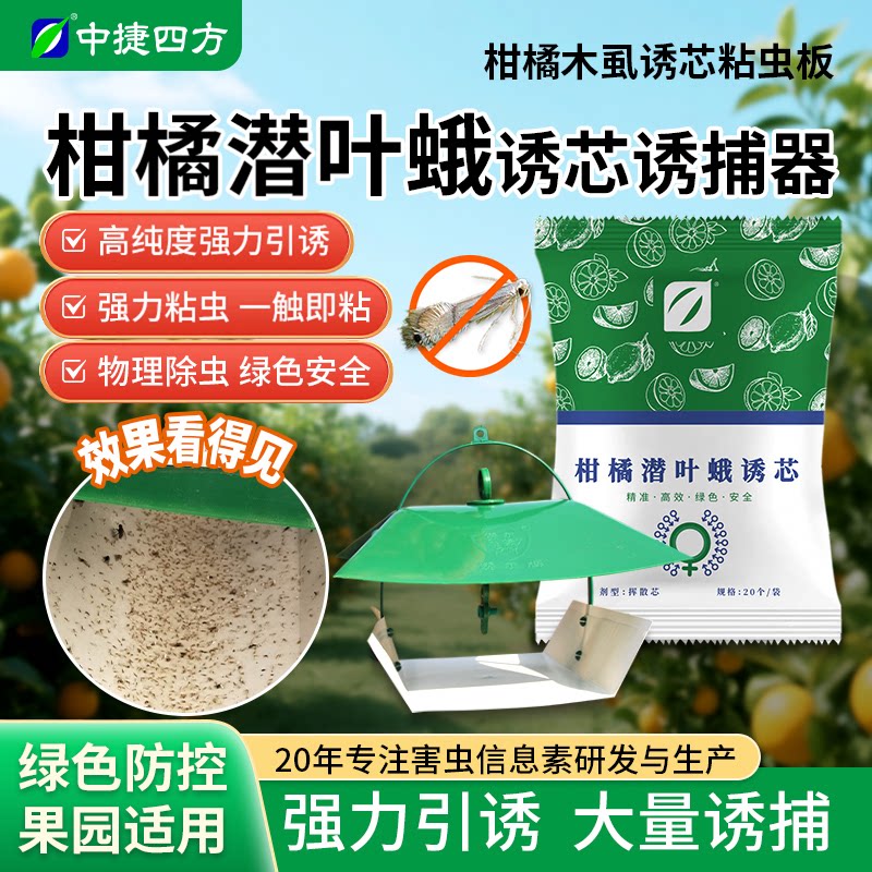 中捷四方柑橘潜叶蛾性信息素诱芯性诱剂柑橘木虱