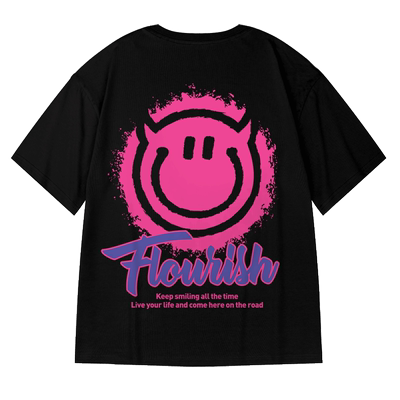 小恶魔鬼脸潮牌国潮ins情侣装