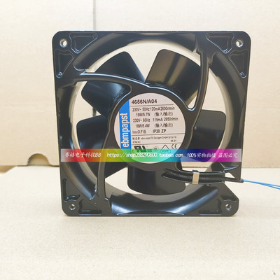 4650N-465德国风机ebmpapst 4656N12038 4寸AC220V耐高温散热风扇