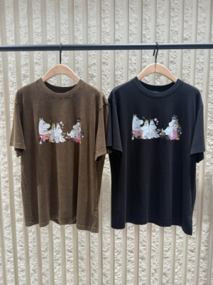 【姆明系列】正品短袖T恤2026夏新品阿苏特染长绒棉MBF2TEE045