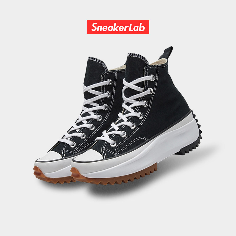 匡威Converse Run Star Hike增高厚底高帮休闲帆布鞋166800C_虎窝淘