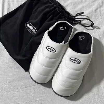 Corteiz套脚包头拖鞋耐磨橡胶