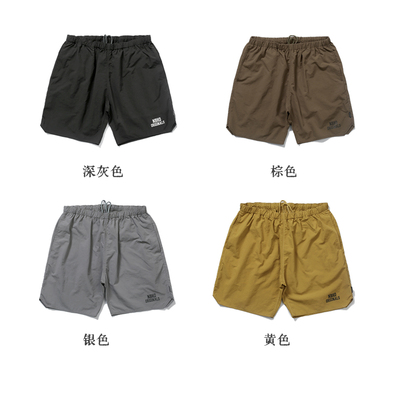 工装飞行员 NBHD 26SS余文乐夏季宽松尼龙速干拼接运动短裤沙滩裤