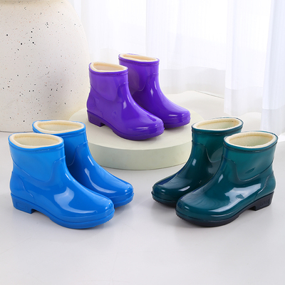 短筒冬休闲轻便保暖水靴雨鞋