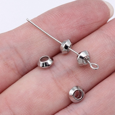 100个/包 6x6x3.1mm 多色 算盘珠小孔珠隔位珠 ABD-C16248