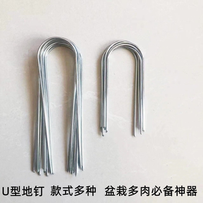 圆弧形多肉固定器地插U型压曼叉