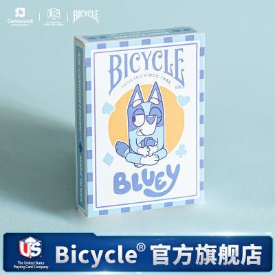Bicycle扑克牌原装进口联名收藏限量卡爱创意花切纸牌布鲁伊