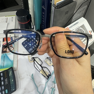 loho乐活光学眼镜架近视眼镜框男女商场同款07127-c02正品眼镜