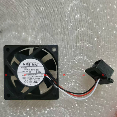 A90L-0001-0576 2408VL-S5W-B79 24V 原装发那科风扇带原装插头