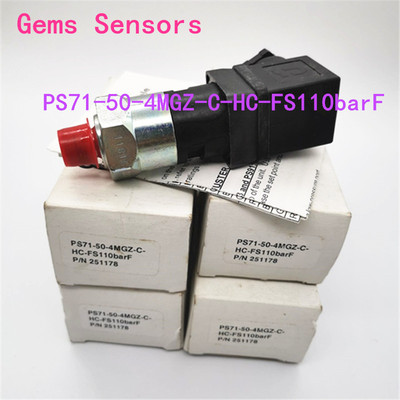 全新Gems Sensors PS71-50-4MGZ-C-HC-FS110barF P/N251178现货