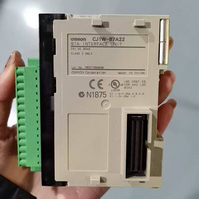可维修欧姆龙CJ1W-B7A22接口单，24V DC，80mA，议价