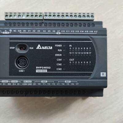 可维修台达PLC DVP24ES200R成色实物图，功能正常议价