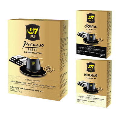 越南咖啡中原传奇G7金色Picsso LATTE毕加索拿铁咖啡正品原装代购
