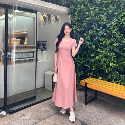 【所有女生的衣橱直播间】alex stevens法式度假连衣裙显瘦长裙