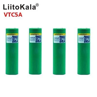 Liitokala 3.6V电池18650可充电VTC5A 2600mAh高消耗40A电池