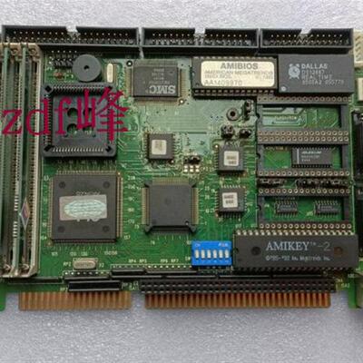 研华PCA-6134 386SX REV.B1 ISA半长卡电脑工控机主板 包好