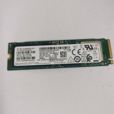 三星pm981a 256g m.2 2280 nvme固态硬盘ssd 00up734 sss0l25154