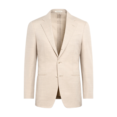 Suitsupply砂砾色羊毛西服