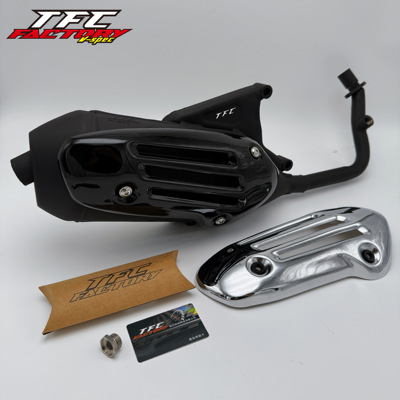 TFC零四部品 VESPA150 3V 触媒款原厂形态排气管
