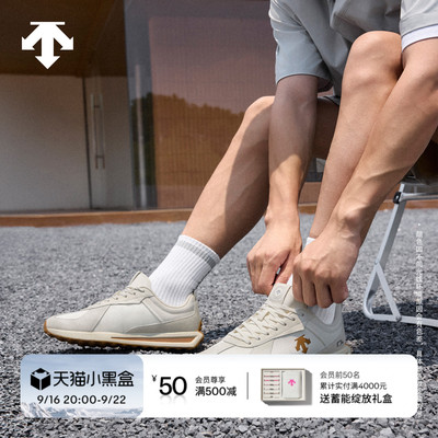 DESCENTE迪桑特CHRON系列男女款透气复古拼接运动休闲鞋新品