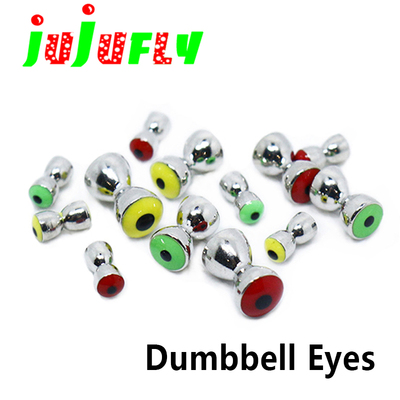 飞钓 飞蝇钩绑制材料 金属哑铃眼 brass dumbbell eyes 绑制配件