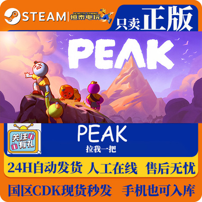 PC游戏/Steam正版国区CDKEY/peak 拉我一把/激活码cdkey入库