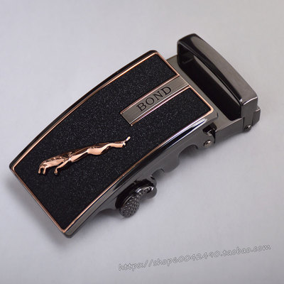 BOND自动扣皮带扣头裤带卡子带卡槽扣休闲潮流新款商务有卡齿腰带