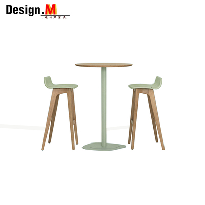 实木设计师咖啡厅休闲椅吧凳