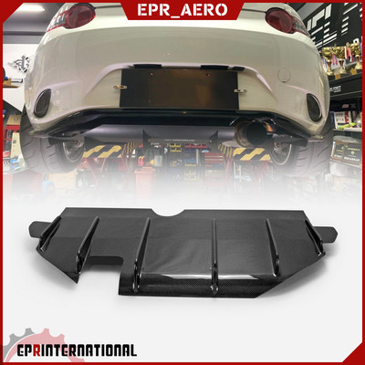 适用于Miata马自达 MX5 ND改装 碳纤维后扰流底板 VE后唇扰流护板